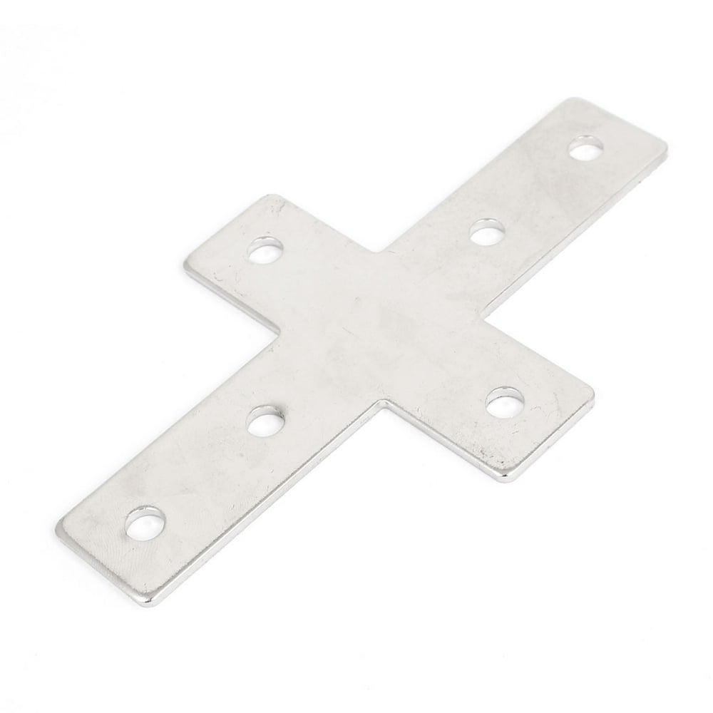 Uxcell 145mmx85mm Cross Shaped Metal Flat Plate Corner Brace Angle ...
