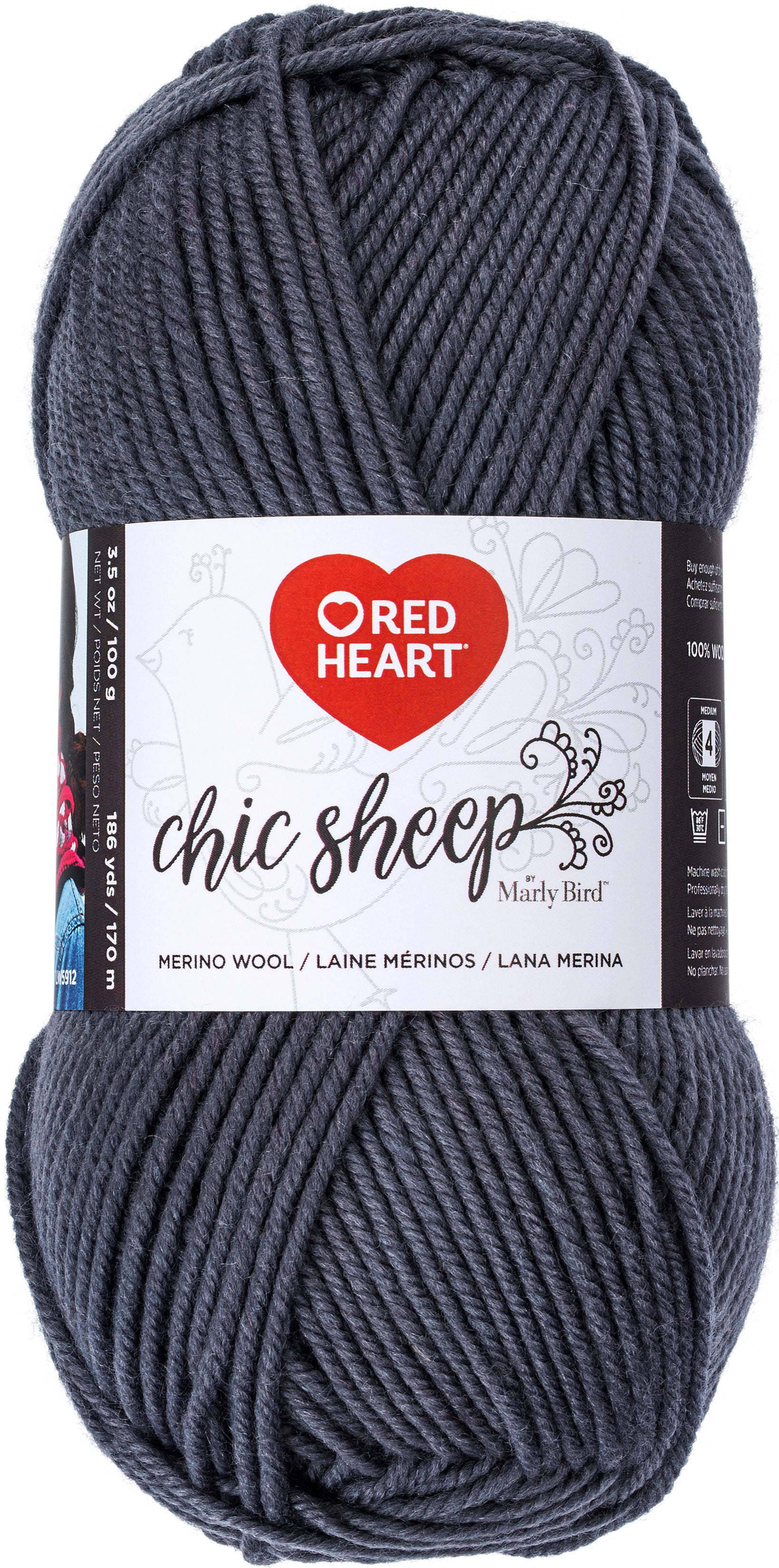 Red Heart Chic Sheep Yarn Platinum