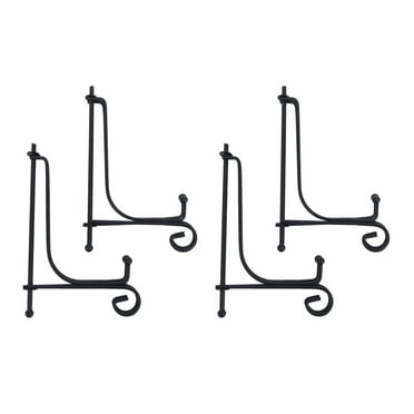 Tripar 4" Gold Painted Square Wire Display Stand for Plates, Artwork ...