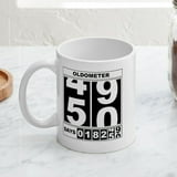 CafePress - 50Th Birthday Oldometer Mug - 11 oz Ceramic Mug - Novelty ...