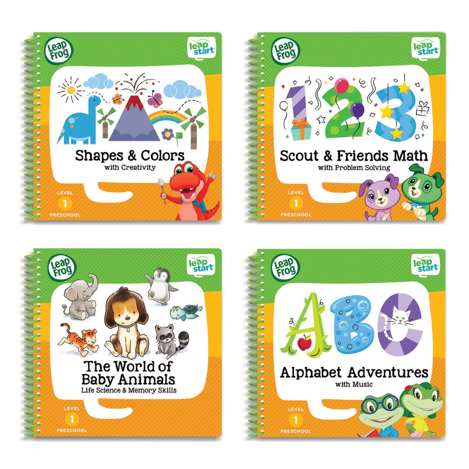 LeapFrog LeapStart Level 1 Activity Book Bundle - Walmart.com