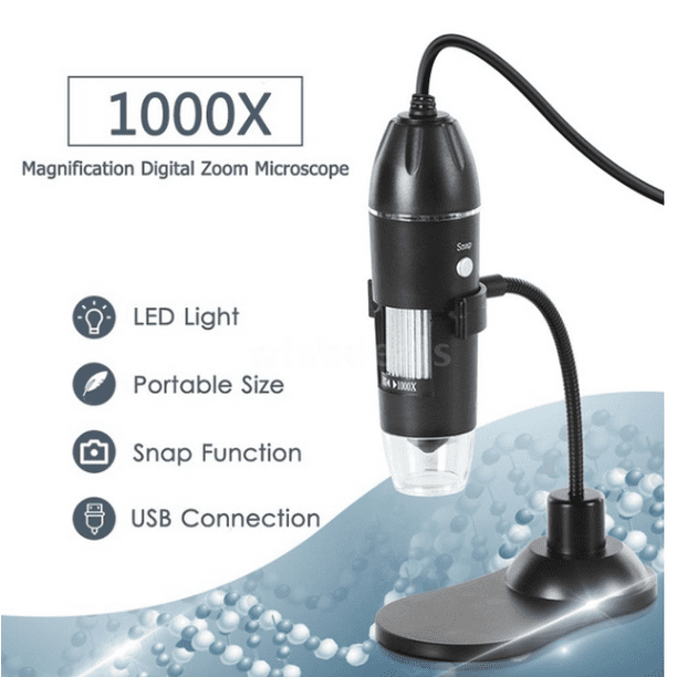 Digital Microscope 50X-1000X Magnification Digital Zoom Microscope ...