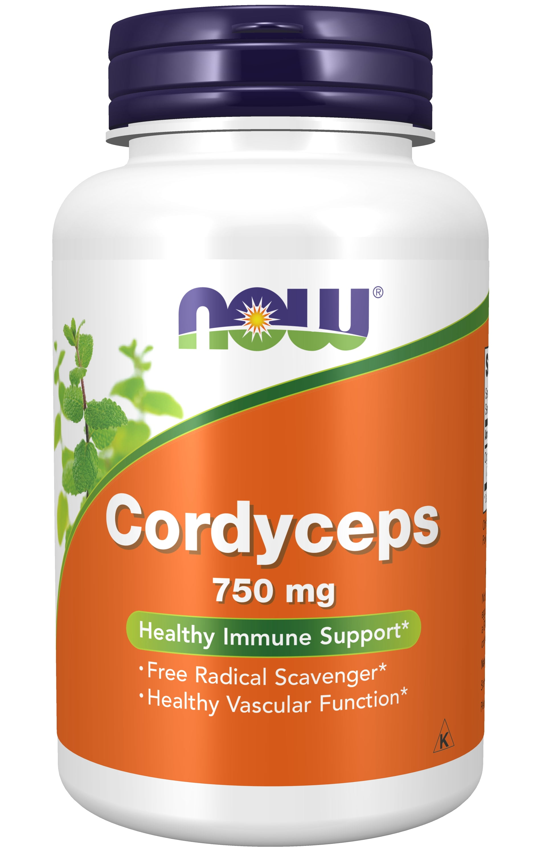 NOW Supplements, Cordyceps (Cordyceps sinensis)750 mg, Healthy Immune ...