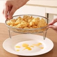 Stackable Stainless Steel Fryer Grill Rack, Oven & Air Fryer Steaming ...
