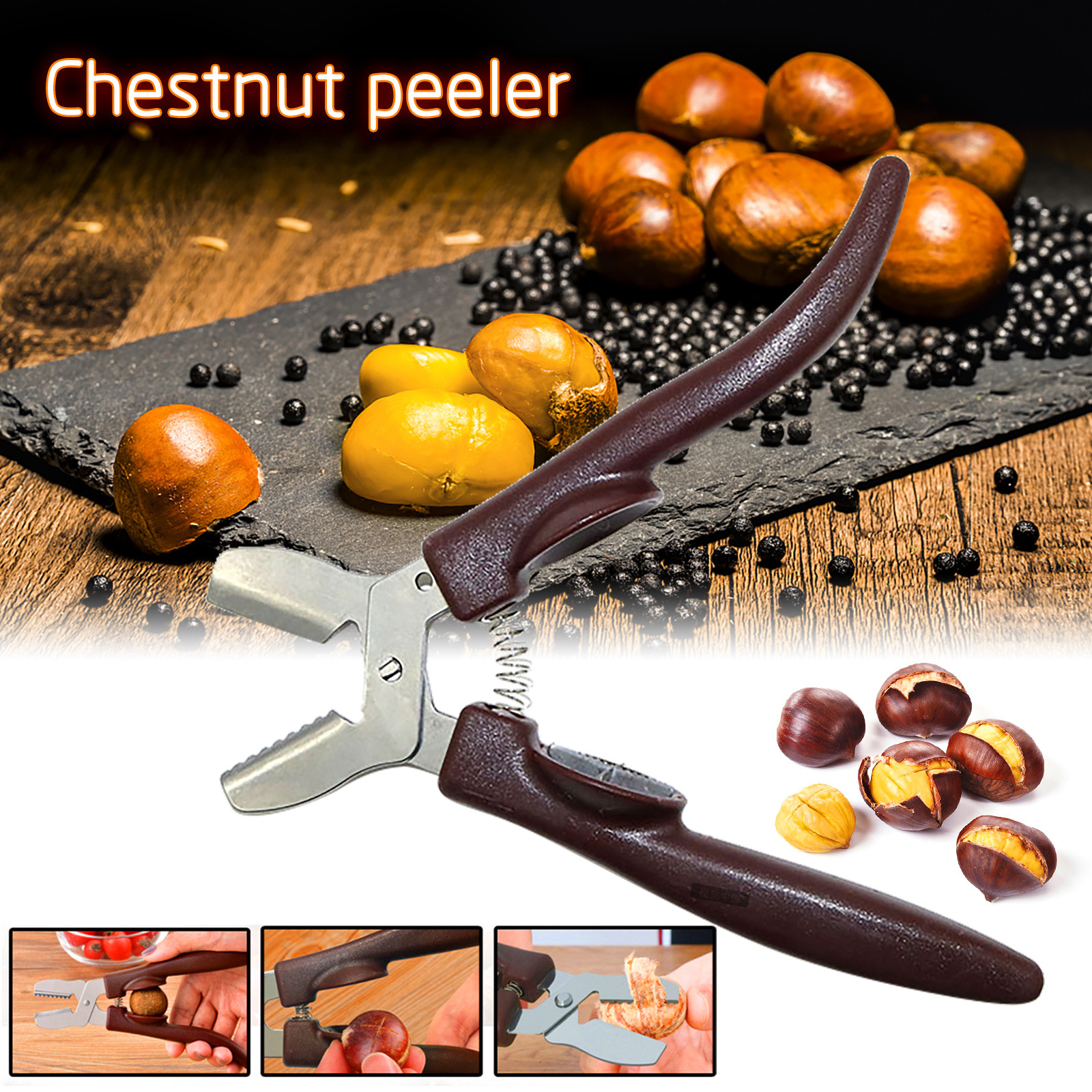 Teissuly Chestnut Opener Forceps Chestnut Multifunctional Chestnut ...