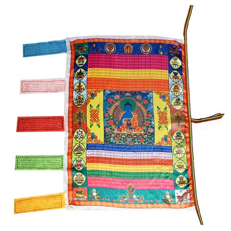 15x37" Tibetan Wind Horse Flag Buddhist Pray Prayer Flag For Buddhism ...