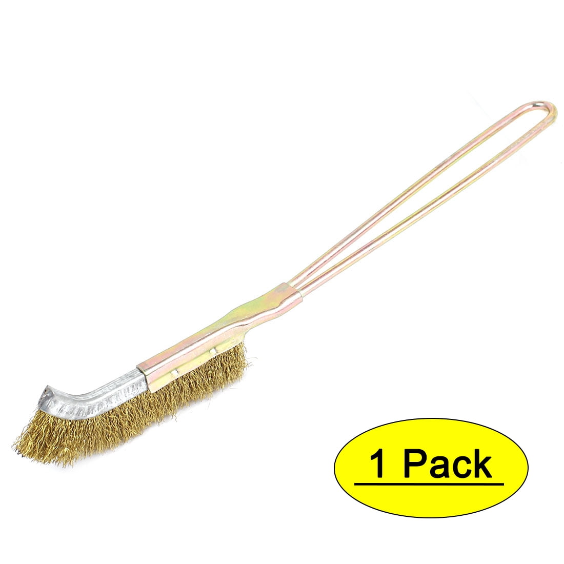 22cm Long Handheld Metal Handle Bent Head Brass Wire Cleaning Brush ...