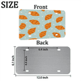 ADECORIVY Bread Croissant License Plate, Aluminum Decorative Novelty ...