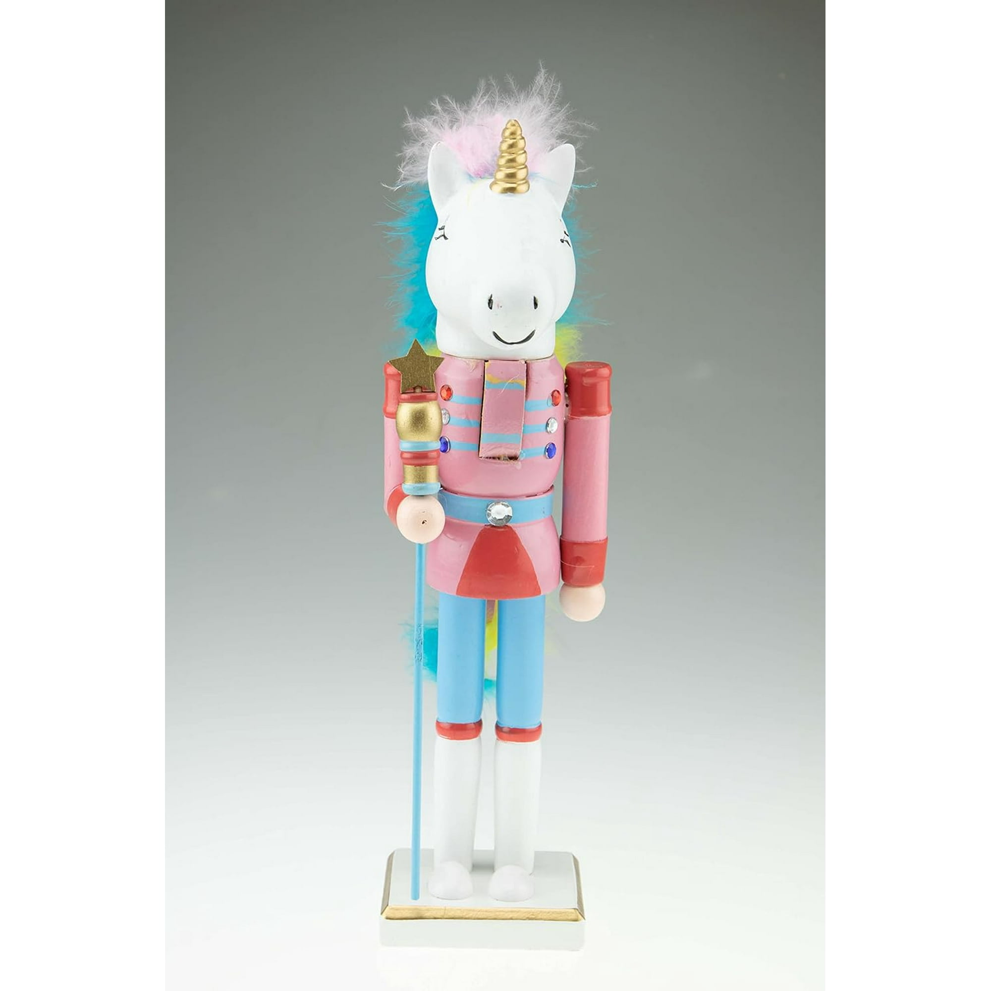 Click here for Ld Seller 12 Inch Unicorn Traditional Wooden Nutcr... prices