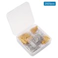 DIY Jewelry Sets with Brass Earring Hooks Ball Head Pins Crimp Beads ...