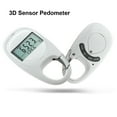 Small Digital Pedometer with Clip Portable Walking 3D Pedometer Simple ...