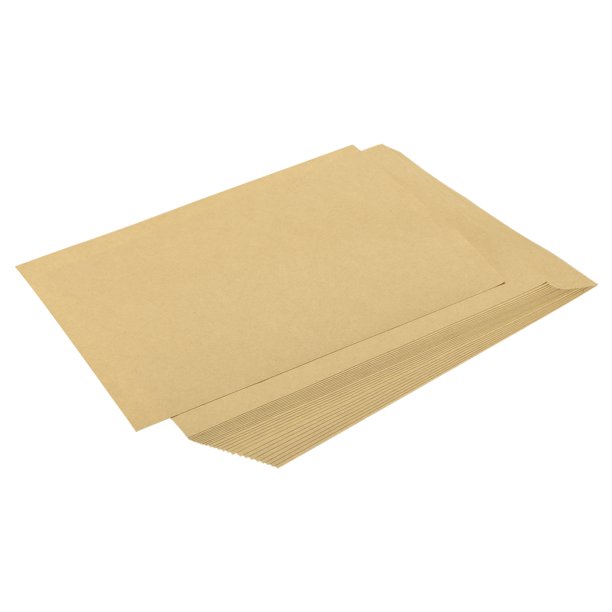 Uxcell Khaki Craft Paper Sticker Shipping Labels A3 Size (1 Label/Sheet ...