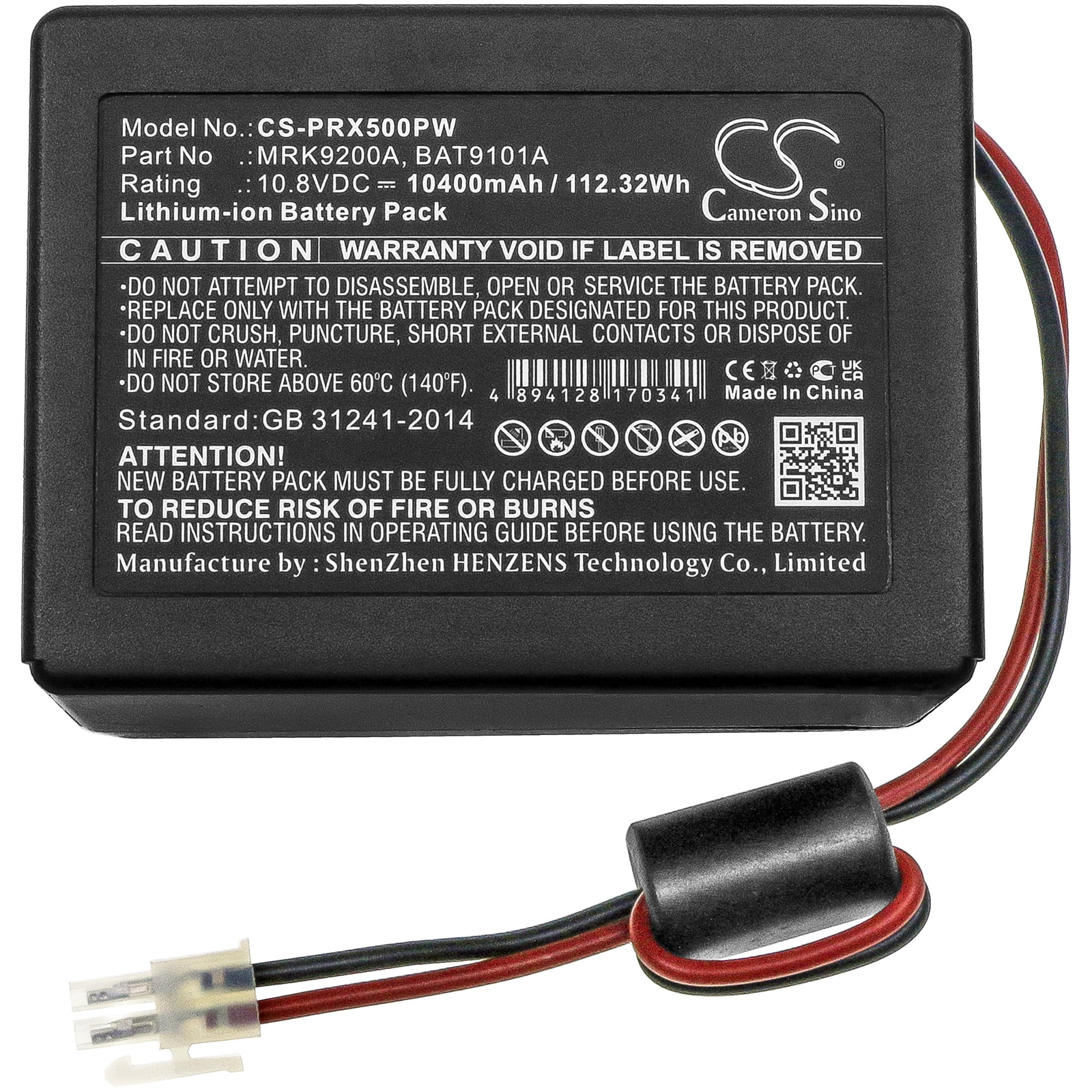 10400mAh Robomow MRK9200A BAT9101A Battery for RX50 - Walmart.com