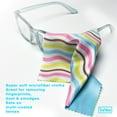 10pcs Microfiber Cleaning Cloth Lens, Sunglasses, Eyeglasses. Geo ...