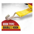 Ladder Rack Ratchet Straps 1-1/2"x7' Yellow (Pair) - 500Lbs Capacity ...