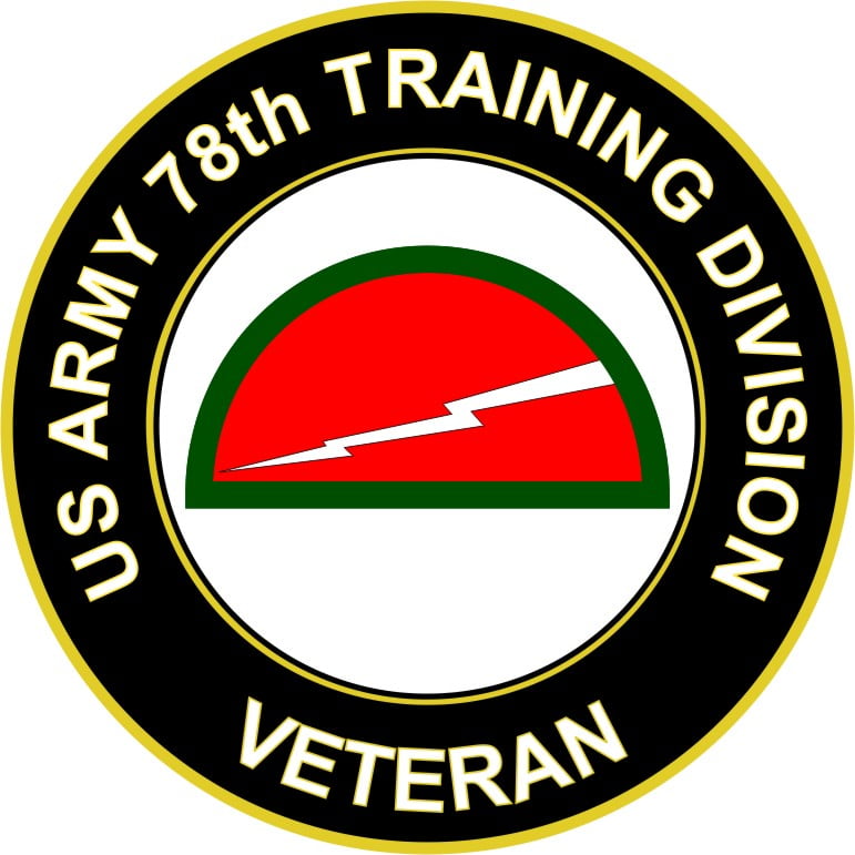 3.8 Inch U.S. Army 78th Training Division Veteran Sticker Decal ...