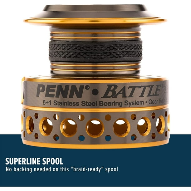 Free Shipping! PENN 9' Battle Spinning Fishing Rod and Reel Combo