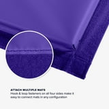We Sell Mats Folding Personal Fitness Exercise Mat, 4' x 10' Purple ...