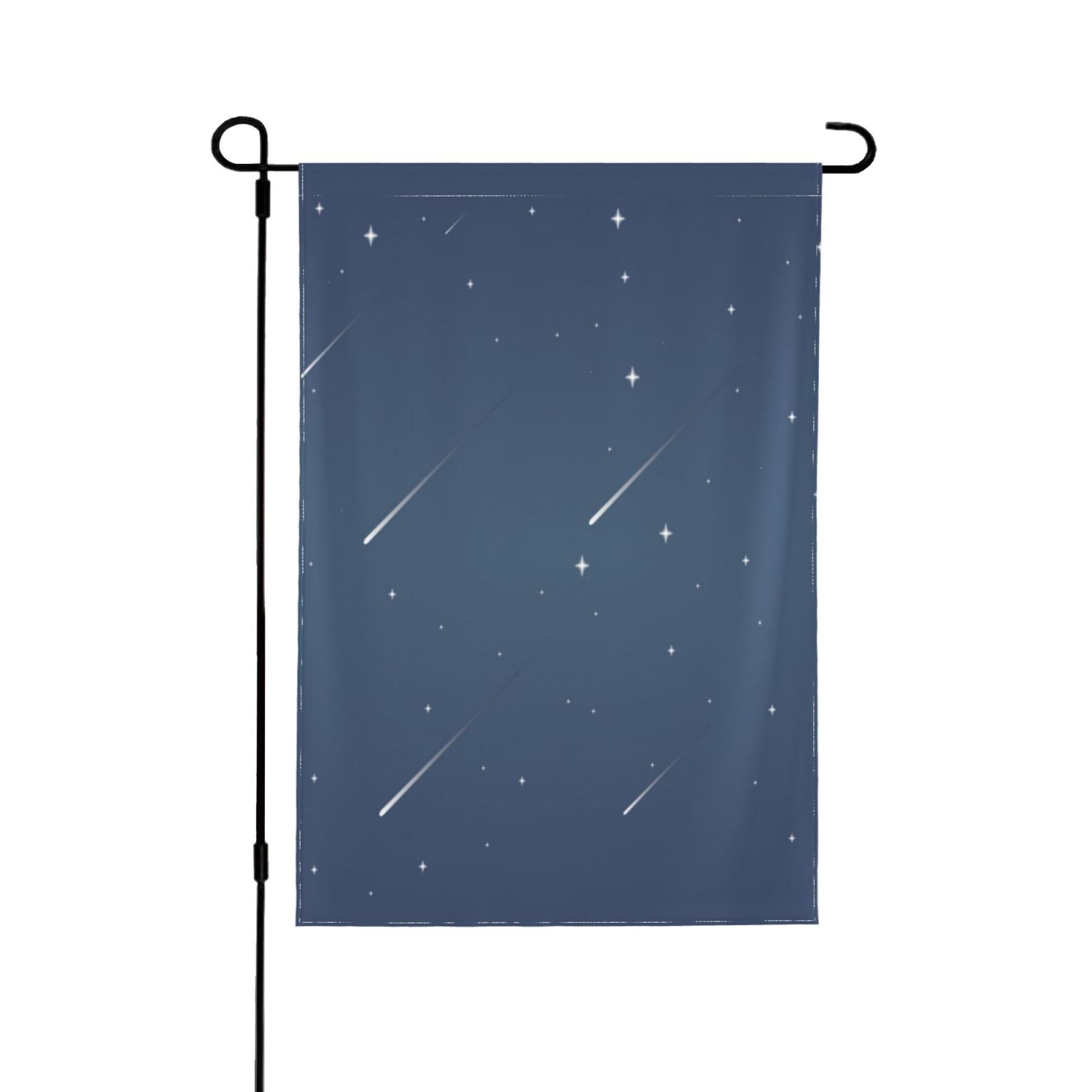 ZNDUO Night Sky Meteor Pattern Garden Flag, 28"x40" Double Sided ...