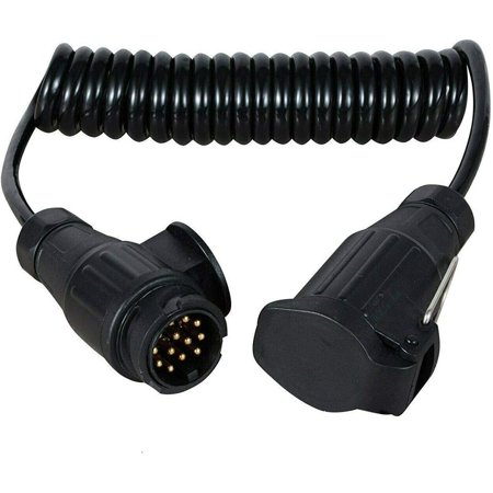 2m 13 pin to 13 pin extension lead for trailer, boat, trailer, caravan ...