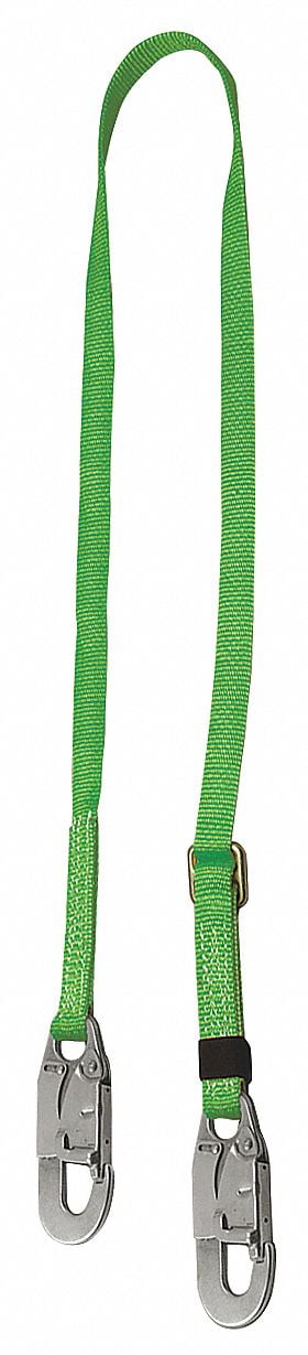 Honeywell Miller Positioning Lanyard,Green,Adjustable 210TWLS-Z7/6FTGN ...