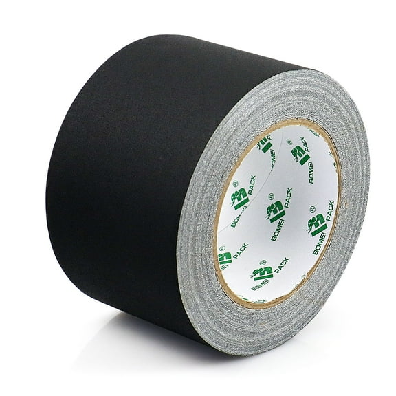 BOMEI PACK 1 Pack Grey Gaffer Tape 2inch x 30yds, Matte Non-Reflective ...