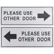 Please Use Door Sign