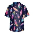 Mens Scrubs V Neck Mardi Gras Printed Scrub Top with Mask and Confetti ...