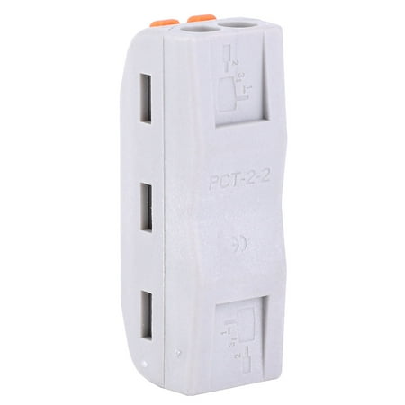 48PCS 11~28AWG PCT-2-2 Conductor Terminal Block Electric Cable Wire ...