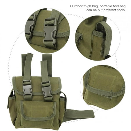 Tbest Tactics Thigh Bag,Outdoor Nylon Tactics Sport Thigh Leg Bag ...