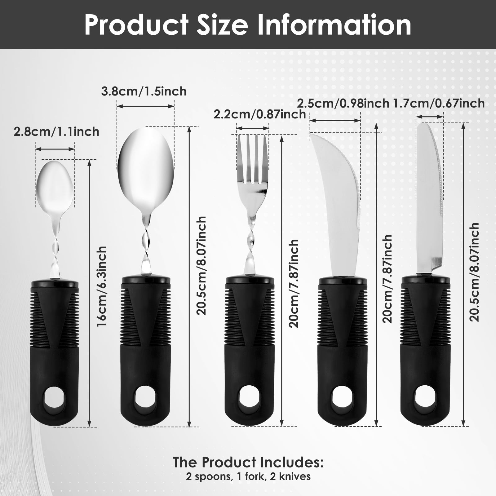 Click here for Sdotxa [adaptive Utensils] 5pcs Adaptive Stainless... prices