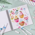 2 Pack Marker Paper Pad, 7.6×7.6 Inch Bleedproof Art Sketch Pad, 73lb ...