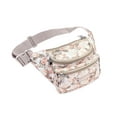 Everest Signature Patterned Unisex Fanny Pack, Black - Walmart.com