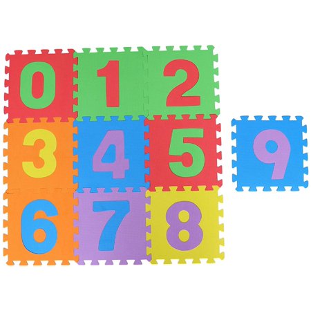 YDHely 10 Pieces Foam Play Mats Kids Puzzle Playmat Interlocking Floor ...