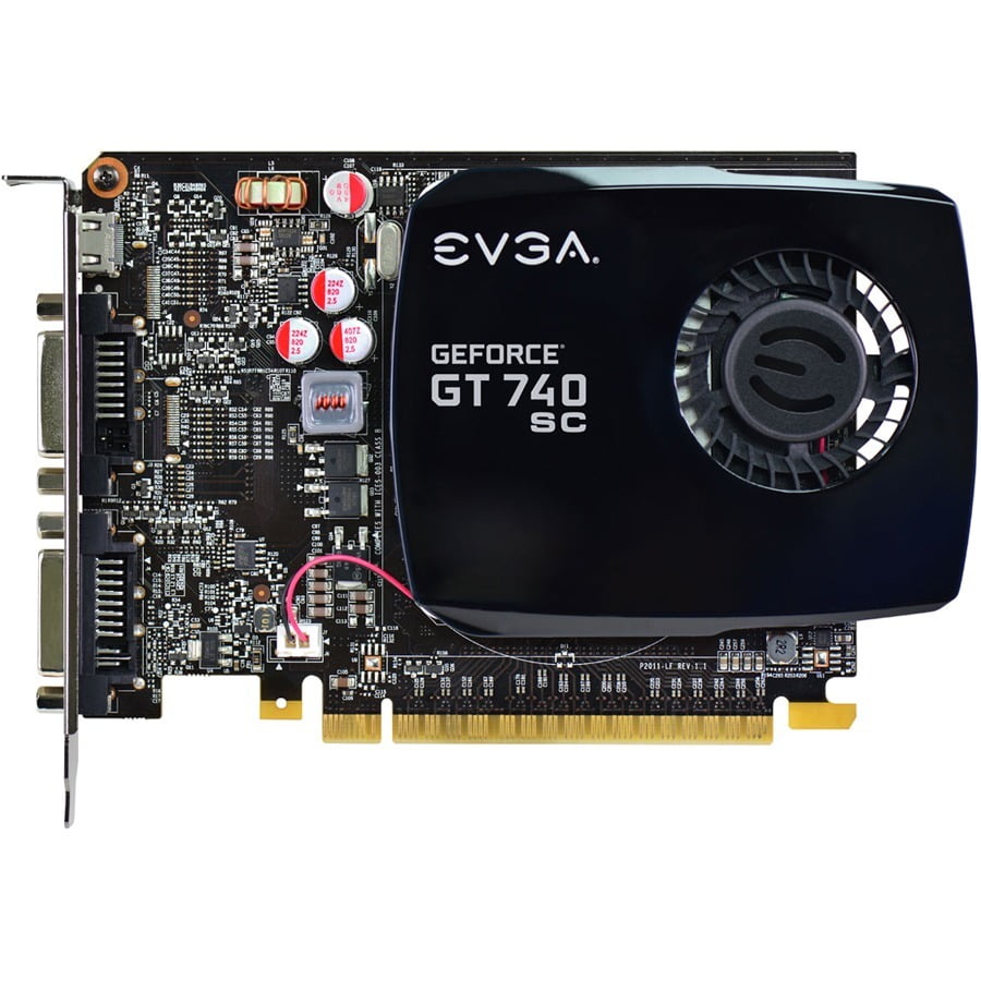 EVGA NVIDIA GeForce GT 740 Graphic Card, 2 GB DDR3 SDRAM - Walmart.com ...