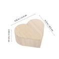 BESTYASH Set of 2 Beige Wooden Jewelry Storage Boxes, Heart-Shaped ...