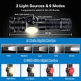 RGRVFD-Rechargeable Flashlight High Lumens, 990,000L High Lumens LED ...