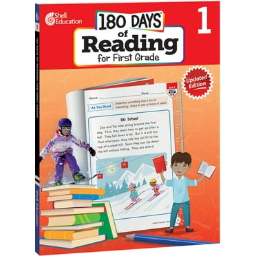 180 Days of Reading for K-6, Set of 7 Assorted Reading Workbooks, One ...