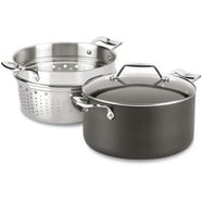 All-Clad 6-Quart Stainless Steel Pasta Pot with Large Stock Insert ...