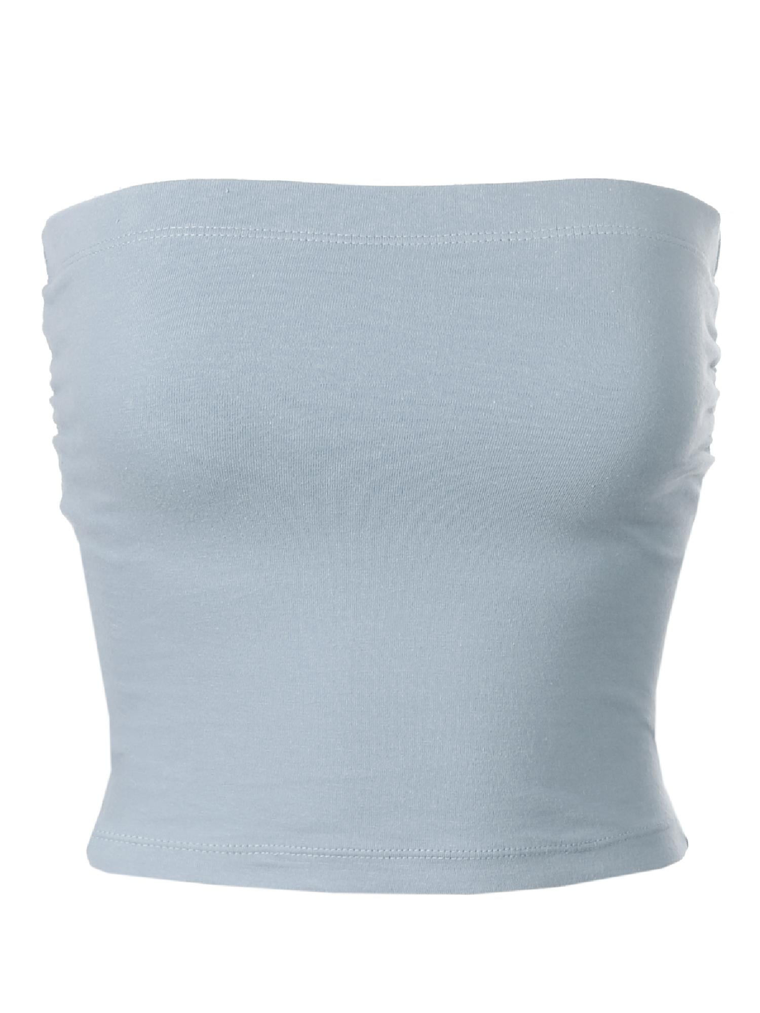 MixMatchy Women's Solid Casual Summer Side Shirring Scrunched Double ...