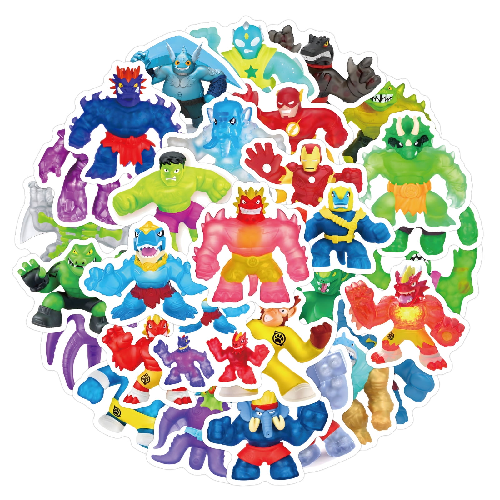 Paquete de pegatinas Goo Jit Zus Anime, vinilo impermeable, 60 unidades ...
