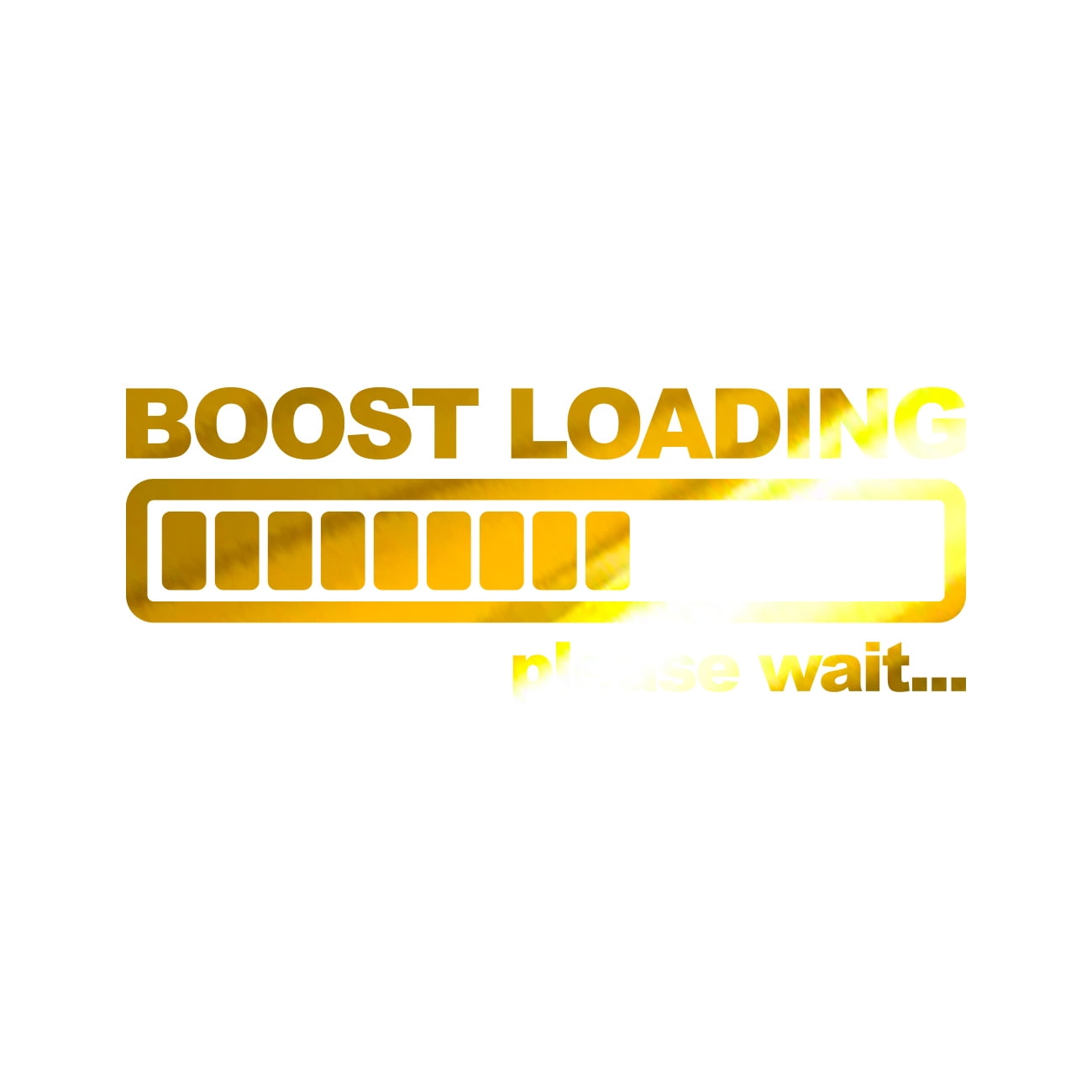 Boost Loading Sticker Decal Die Cut - Self Adhesive Vinyl ...
