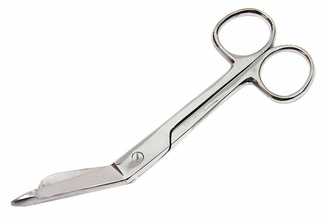 First Aid Only Scissors,5-1/2 In. L,Silver,Pointed 21-310 - Walmart.com ...
