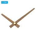 Uxcell Clock Hands Kit, 3 Set Wooden Clock Mechanism Movement Wall ...