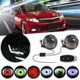 12-36V 3 Inch Dynamic Devil Eyes LED Car Lights Convex Lens Remote ...