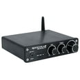 Rockville BLUAMP 21 BLACK 2.1 Channel Bluetooth Home Audio Amplifier ...