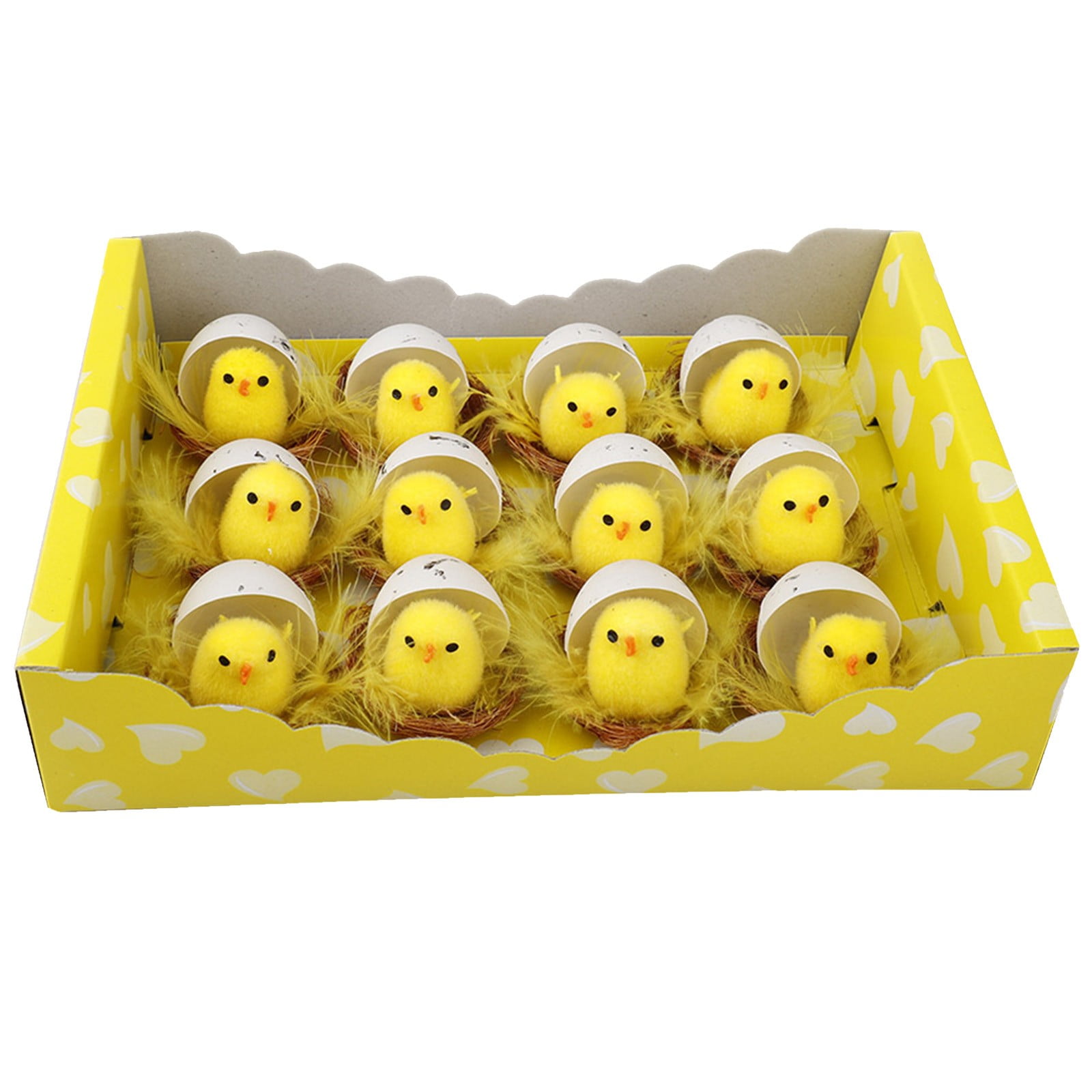 Fridja Easter Decoration Cute Chick Home Decoration Gift Box Mini ...