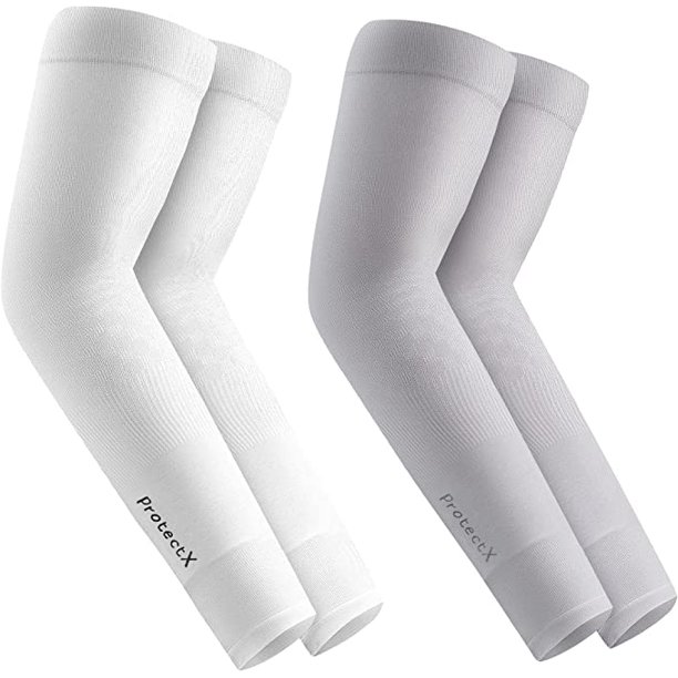 ProtectX Cooling UV Protection Arm Sleeves for Men & Women - Breathable ...