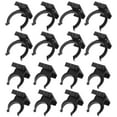 TABLZONE 20Pcs Adjustable Height Kitchen Plinth Clips Black Plastic ...