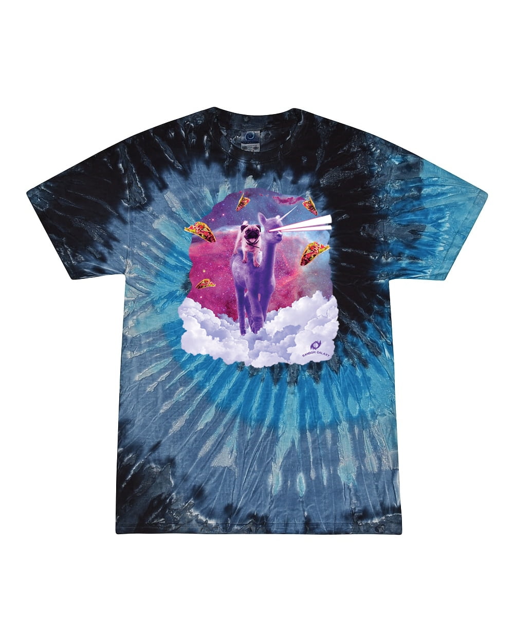 Wild Bobby, Cosmic Pug Riding Alpacacorn with Laser Eyes, Animal Lover ...